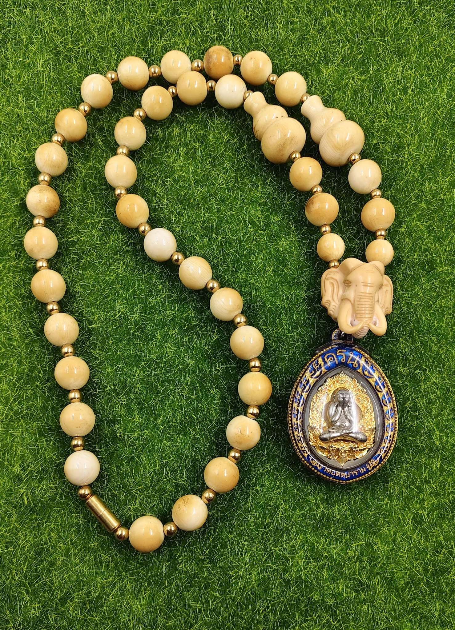 Necklace Ivory & Amulet Tok Raja Pidta (1 Set) – TOK RAJA STORE